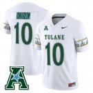 Shaun King Jersey #10 Tulane Green Wave 2025 City Edition Stitched Green