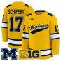 Garrett Schifsky Jersey #17 Michigan Wolverines 2025-26 Premium ...