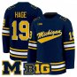 Michael Hage Jersey #19 Michigan Wolverines 2025-26 Premium Stitched Navy