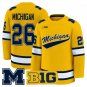Michigan Jersey #26 Michigan Wolverines 2025-26 Premium Stitched Maize