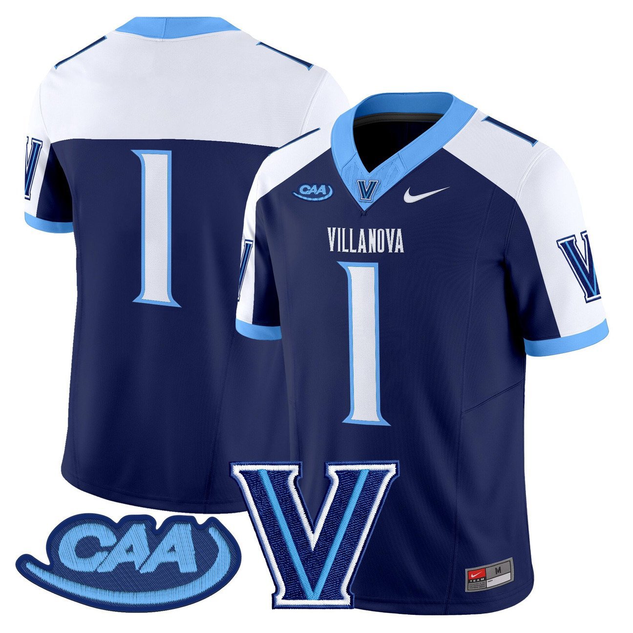 Team Jersey #1 Villanova Wildcats 2025 Vapor Limited Stitched Navy Alte.r