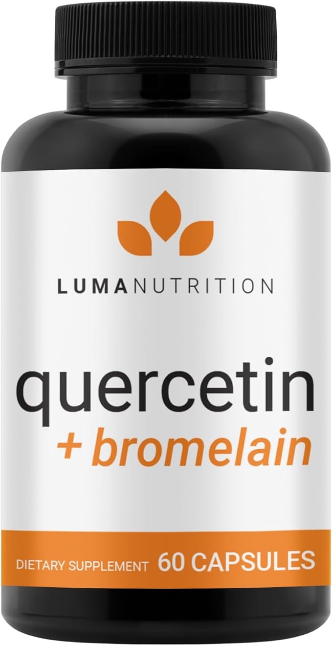 Luma Nutrition Quercetin 500mg - Quercetin with Bromelain Supplement ...