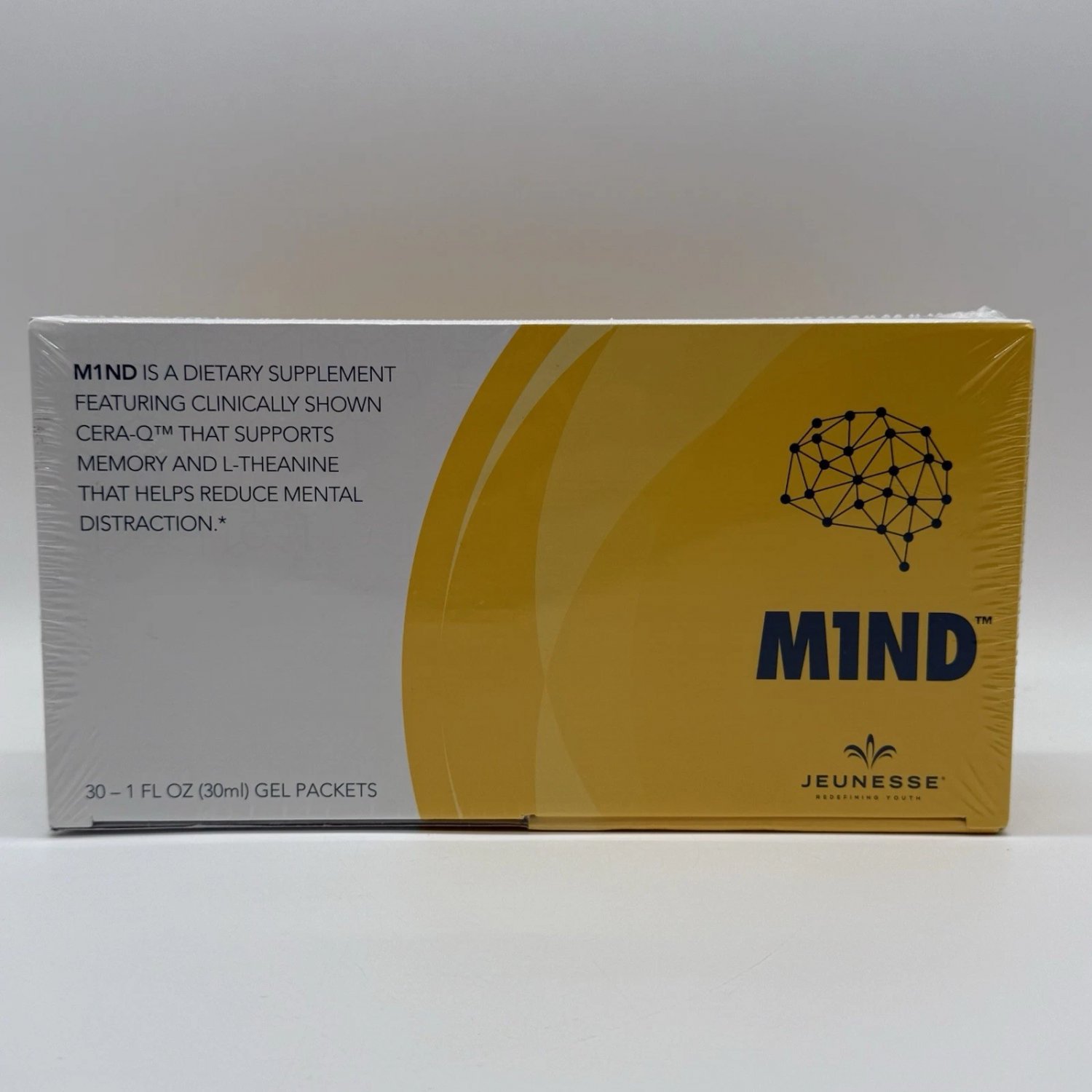 Jeunesse M1ND Supplement 30 1fl oz Gel Packets SEALED MIND Cera-Q EXP ...