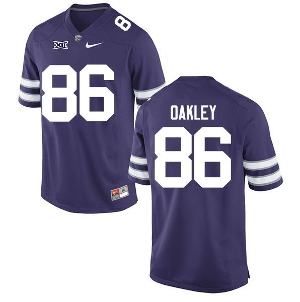 Kansas State Wildcats Men's 2025 Garrett Oakley #86 Football Jersey