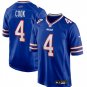 Buffalo Bills James Cook #4 Men's Football Jersey 2026