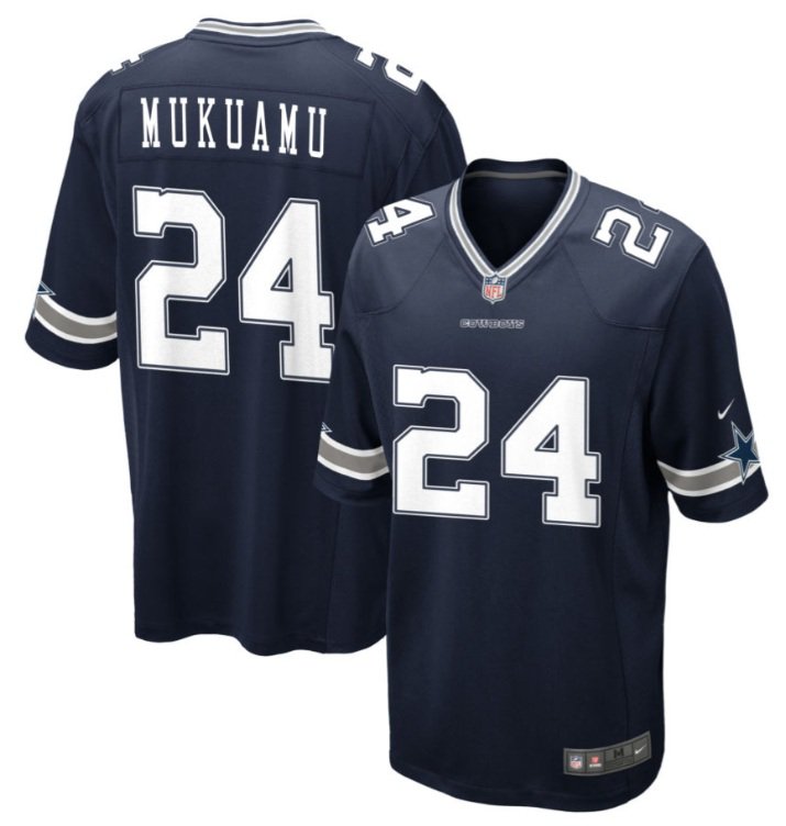 Dallas Cowboys Israel Mukuamu #24 Men's 2025 Football Jersey