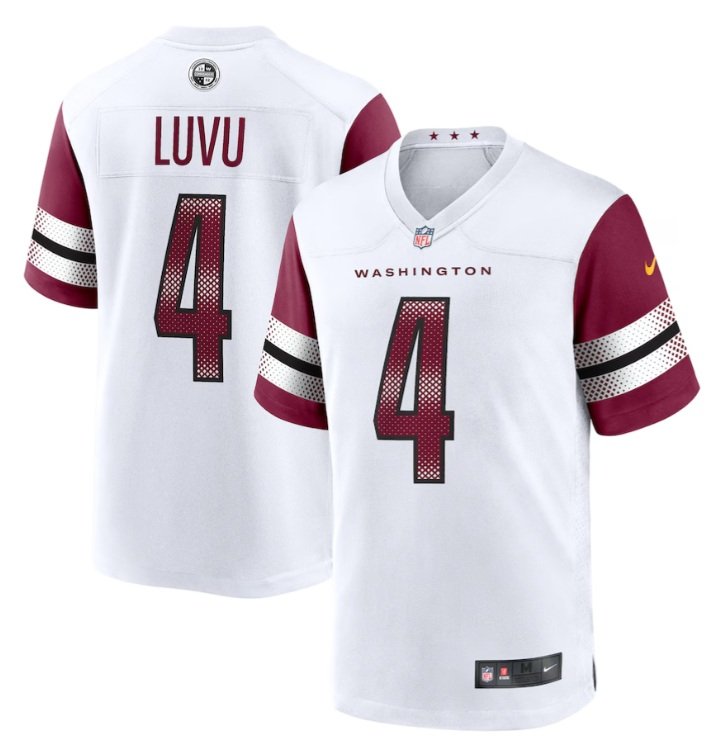 Washington Commanders Frankie Luvu #4 Men's Football Jersey 2026