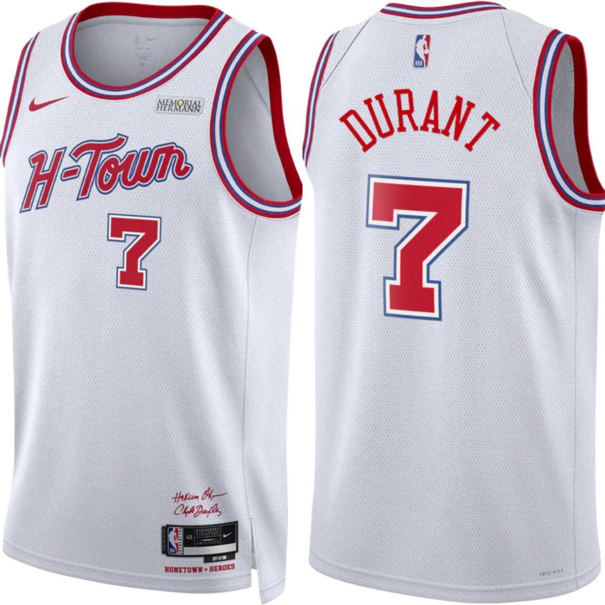 Houston Rockets #7 Kevin Durant White 2025-26 Stitched City Edition 2026