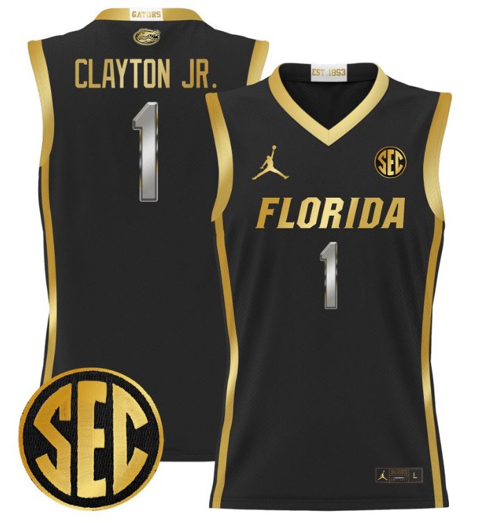 Walter Clayton Jr Jersey #15 Florida Gators 2024 Lightweight Basketball ...