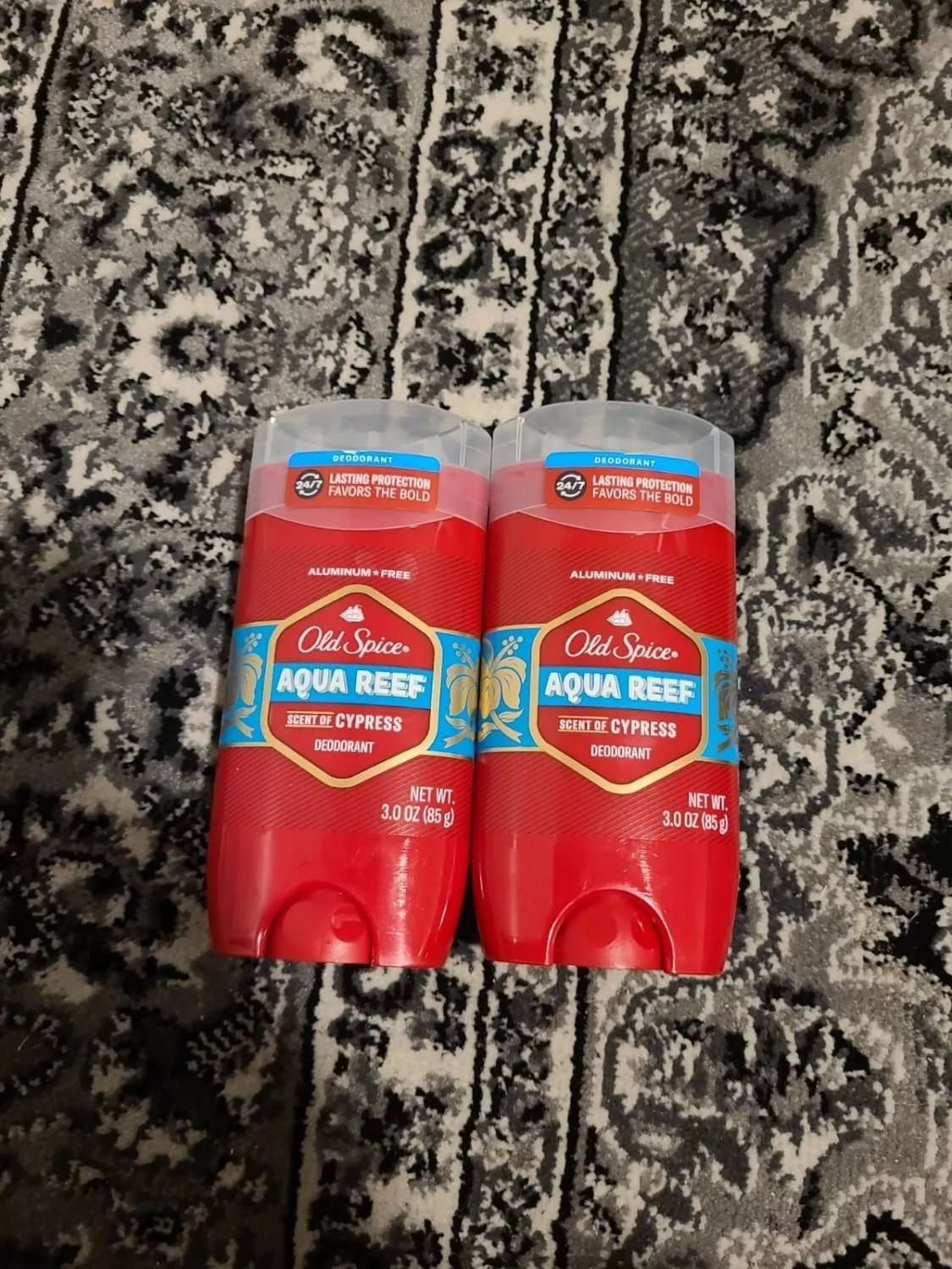 2 PACK Old Spice Deodorant Red Zone Collection Aqua Reef Deodorant 3 Oz