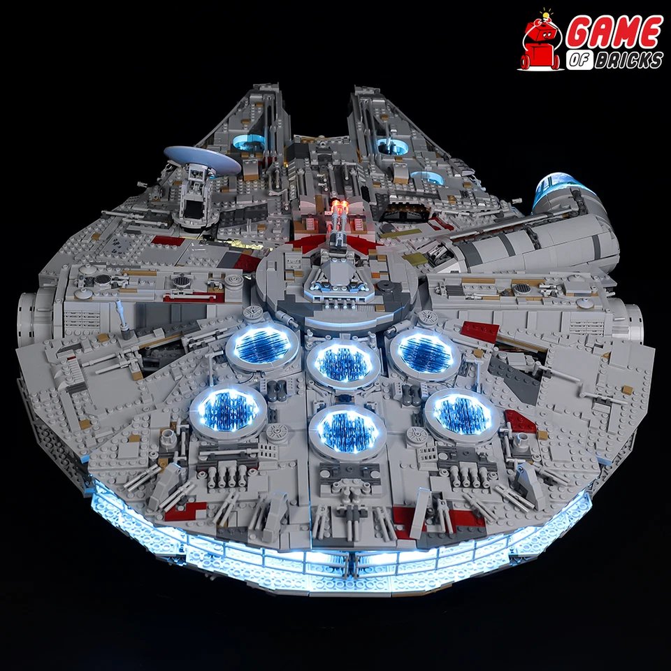LED Light Kit for Millennium Falcon - Compatible with LEGO® 75192 Set ...