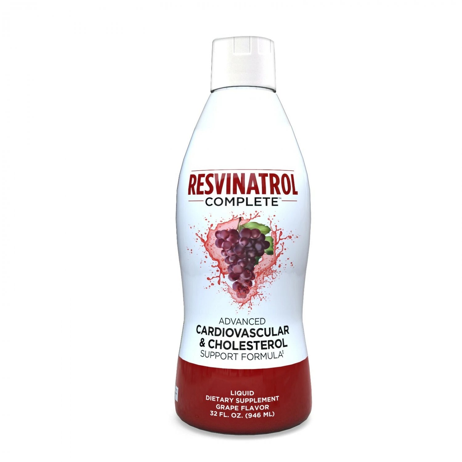 Resvinatrol Complete 32oz Resveratrol Liquid, Heart Health ...