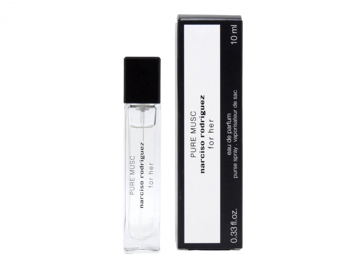 NARCISO RODRIGUEZ FOR HER PURE MUSC EDP 10ml .33fl oz PERFUME SPRAY NEW ...