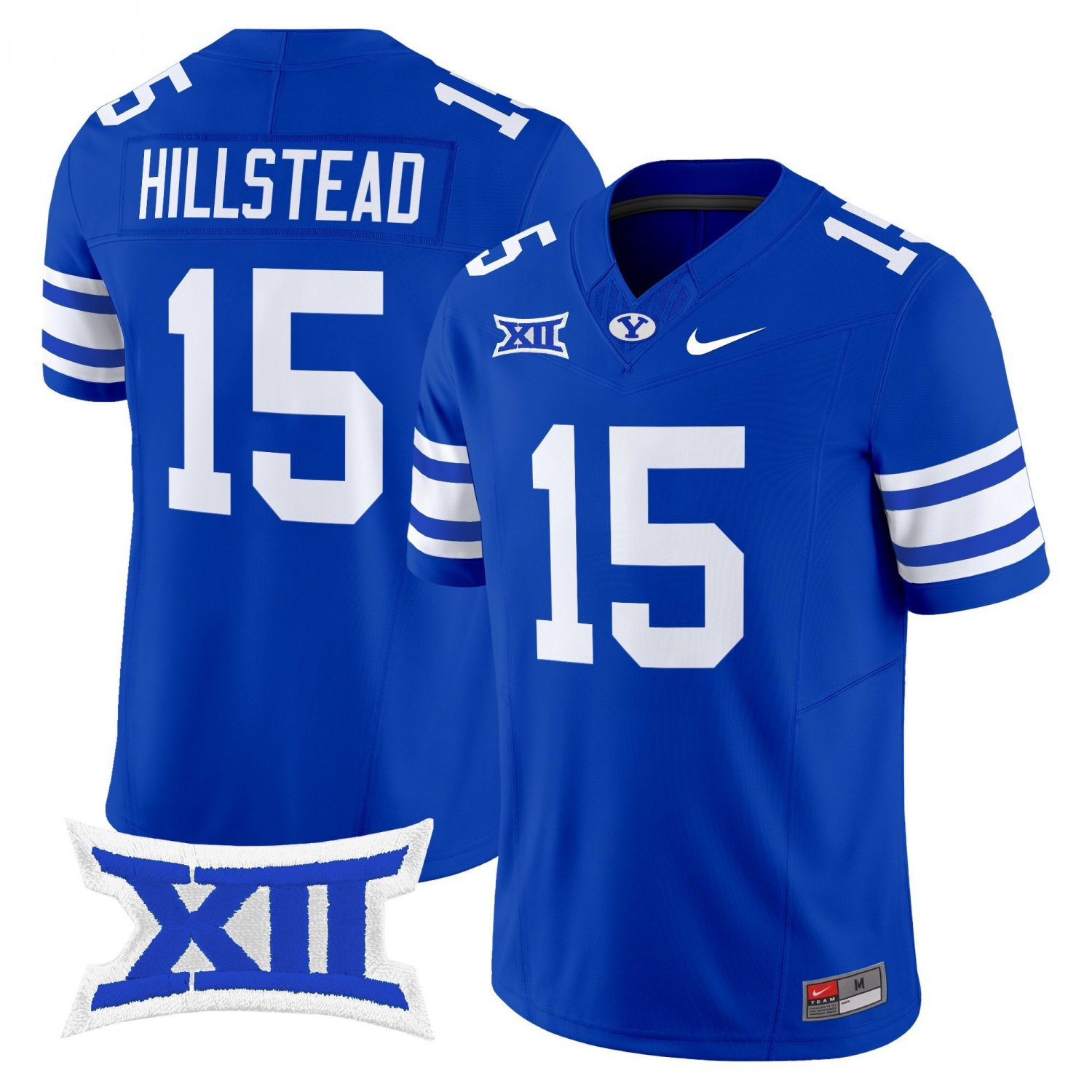McCae Hillstead Jersey #15 BYU Cougars 2025 Vapor Limited Stitched Royal