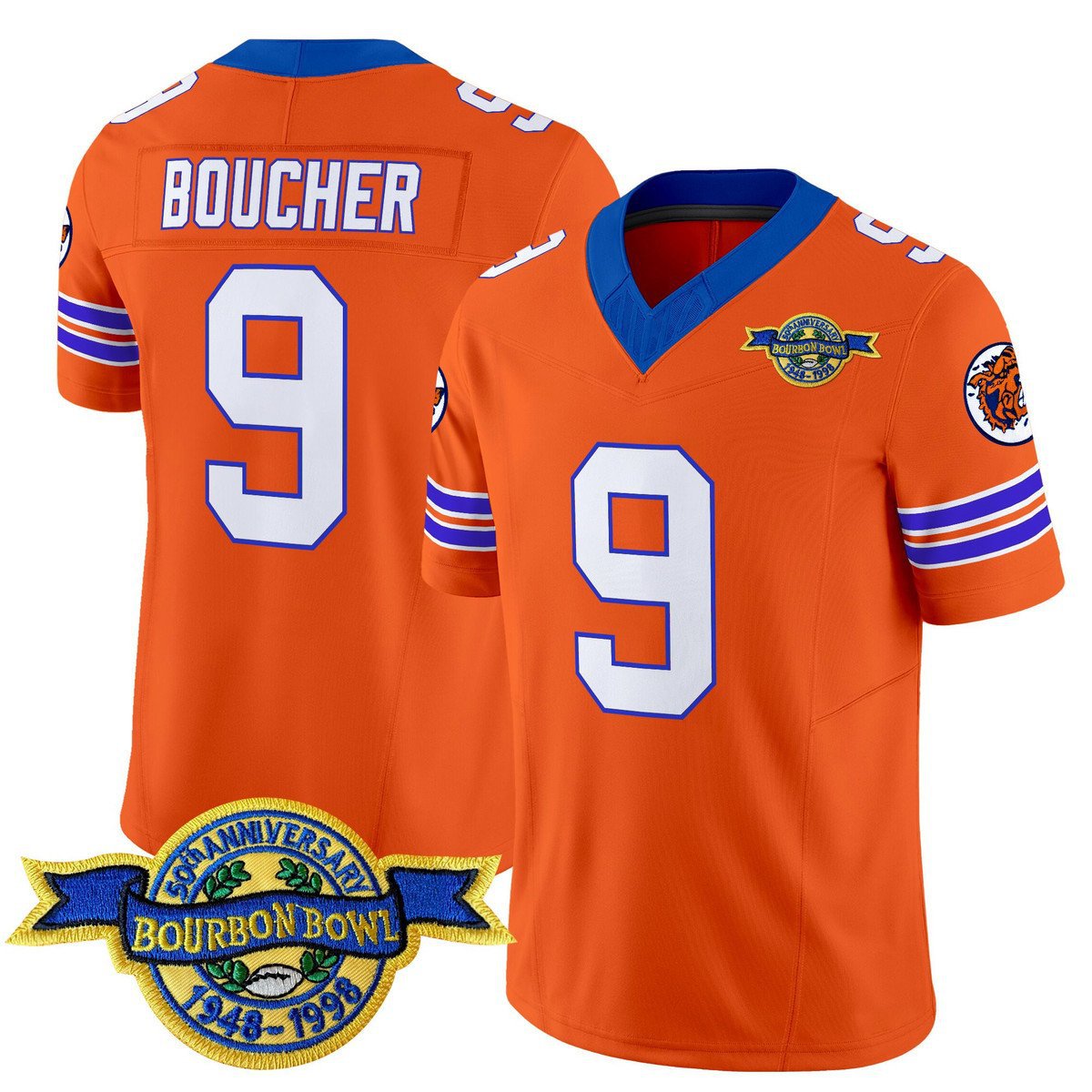 The Waterboy Bobby Boucher Vapor Limited All Stitched Orange