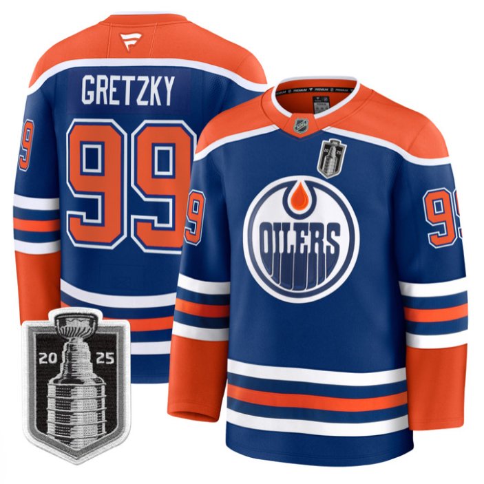 Wayne Gretzky Jersey #99 Edmonton Oilers 2025 Stanley Cup Final ...