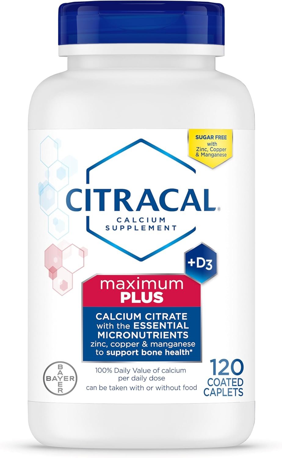 Citracal Maximum Plus 650mg Calcium Citrate + 1000IU Vitamin D3 – Bone ...