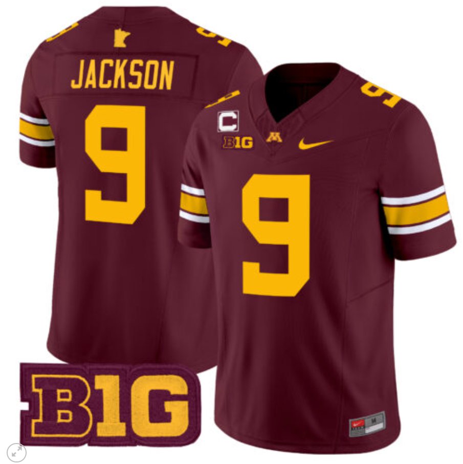 Daniel Jackson Jersey #9 Minnesota Golden Gophers Vapor Limited ...