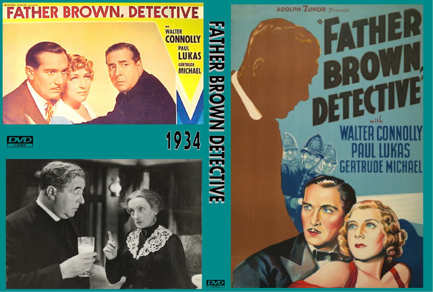 FATHER BROWN DETECTIVE 1934 Walter Connolly
