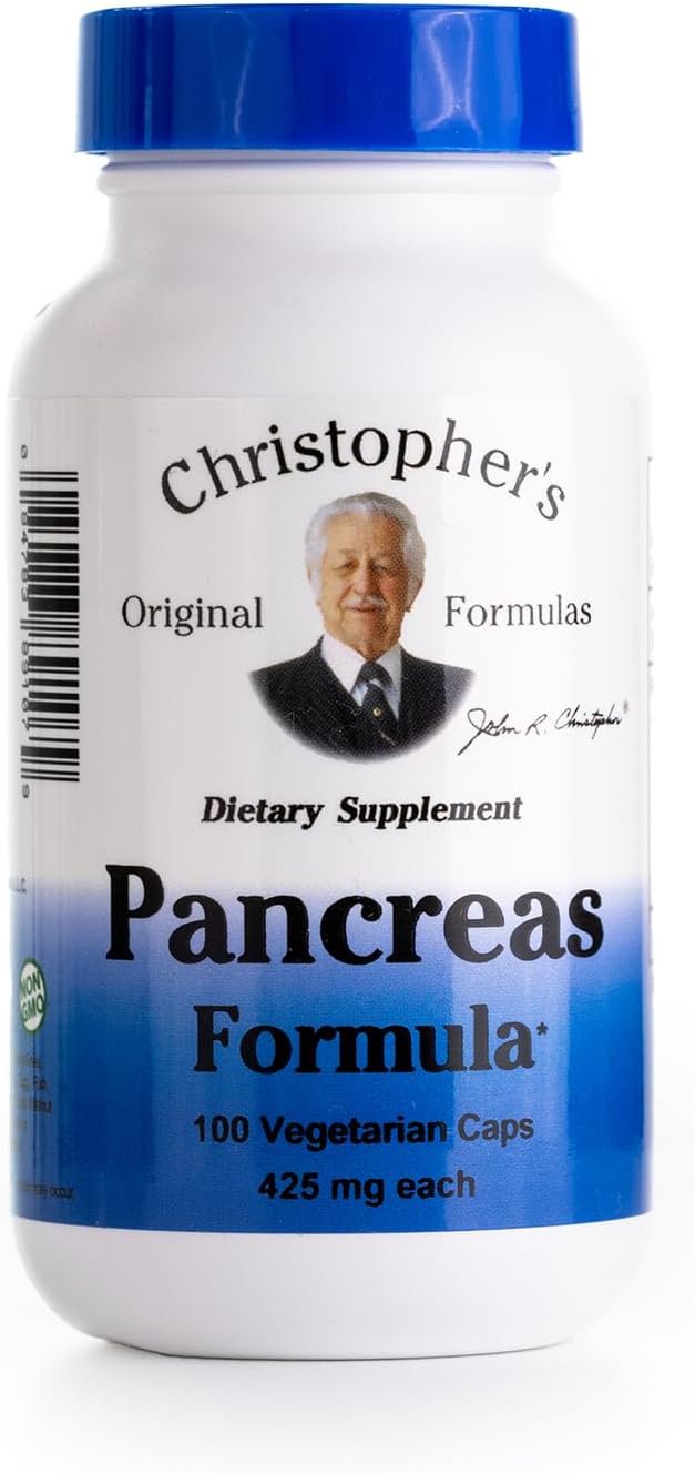 Christopher's Original Formulas Pancreas Formula - Pancreas Cleanse ...