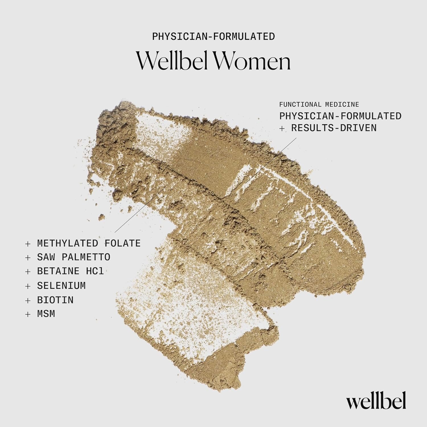 WELLBEL Women Clean Supplement for Hair, Skin, and Nails, Vegan, Gluten ...
