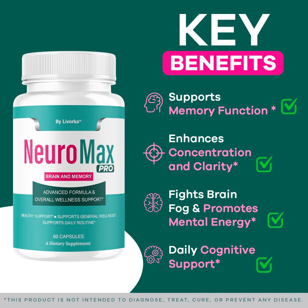 (2 Pack) Neuromax Pro Brain and Memory Support - Neuromax Pro Capsules ...