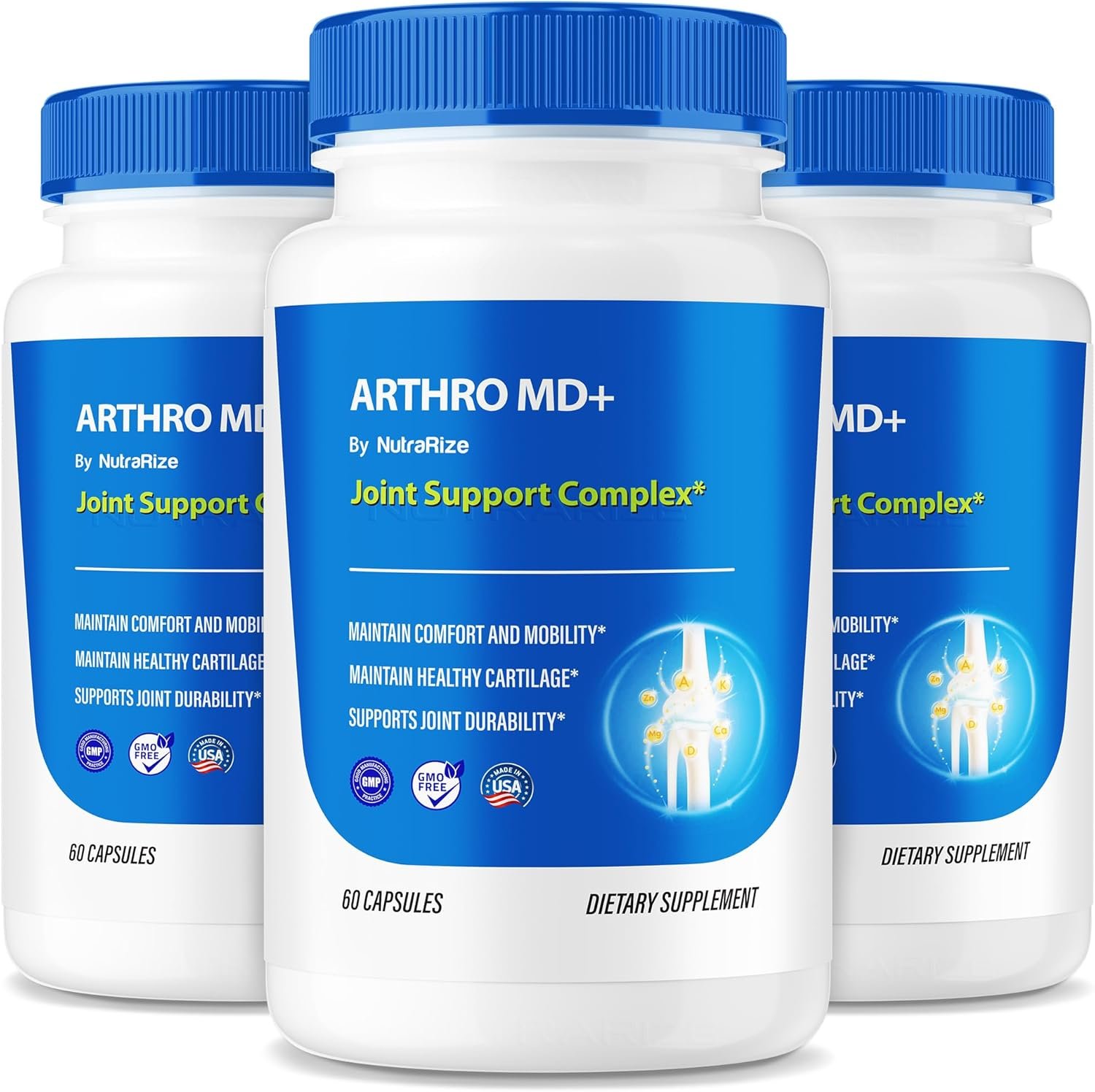 (3 Pack) Arthro MD+ Capsules, Official Arthro MD Joint Support, All Natural Formula