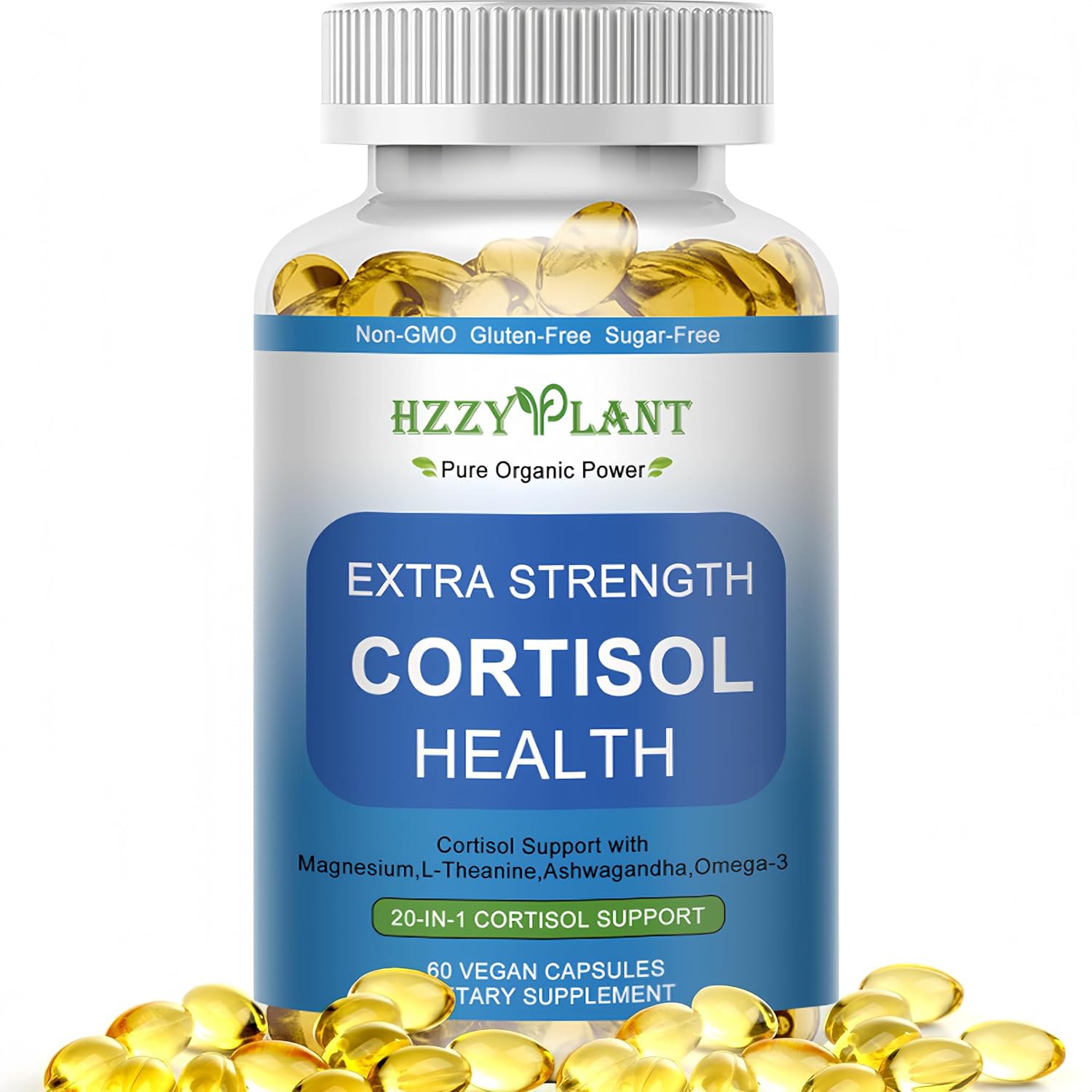 Cortisol Supplements for Women and Men Softgels with Phosphatidylserine ...
