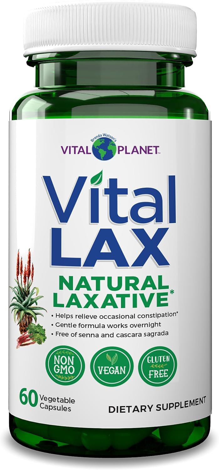 Vital Planet - Vital Lax Natural Laxative Cleanse Supplement for ...