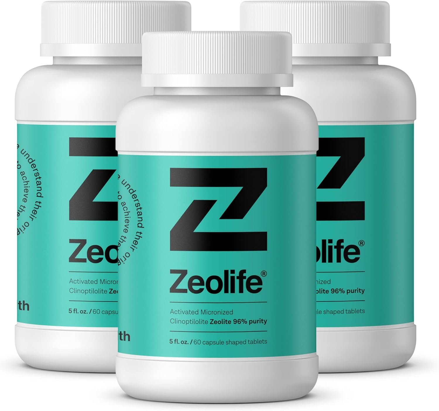 Zeolite-Activated 1 Gram per Capsule Micronized Clinoptilolite 96% Purity