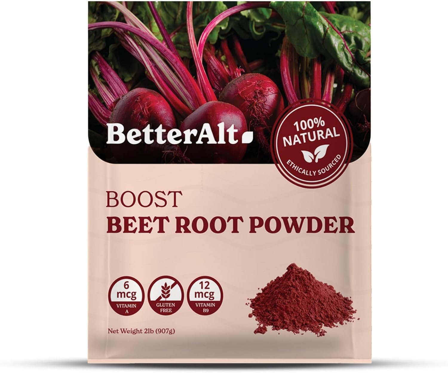 Better Alt Organic Beet Root Powder, USDA Certified - Nitric Oxide ...
