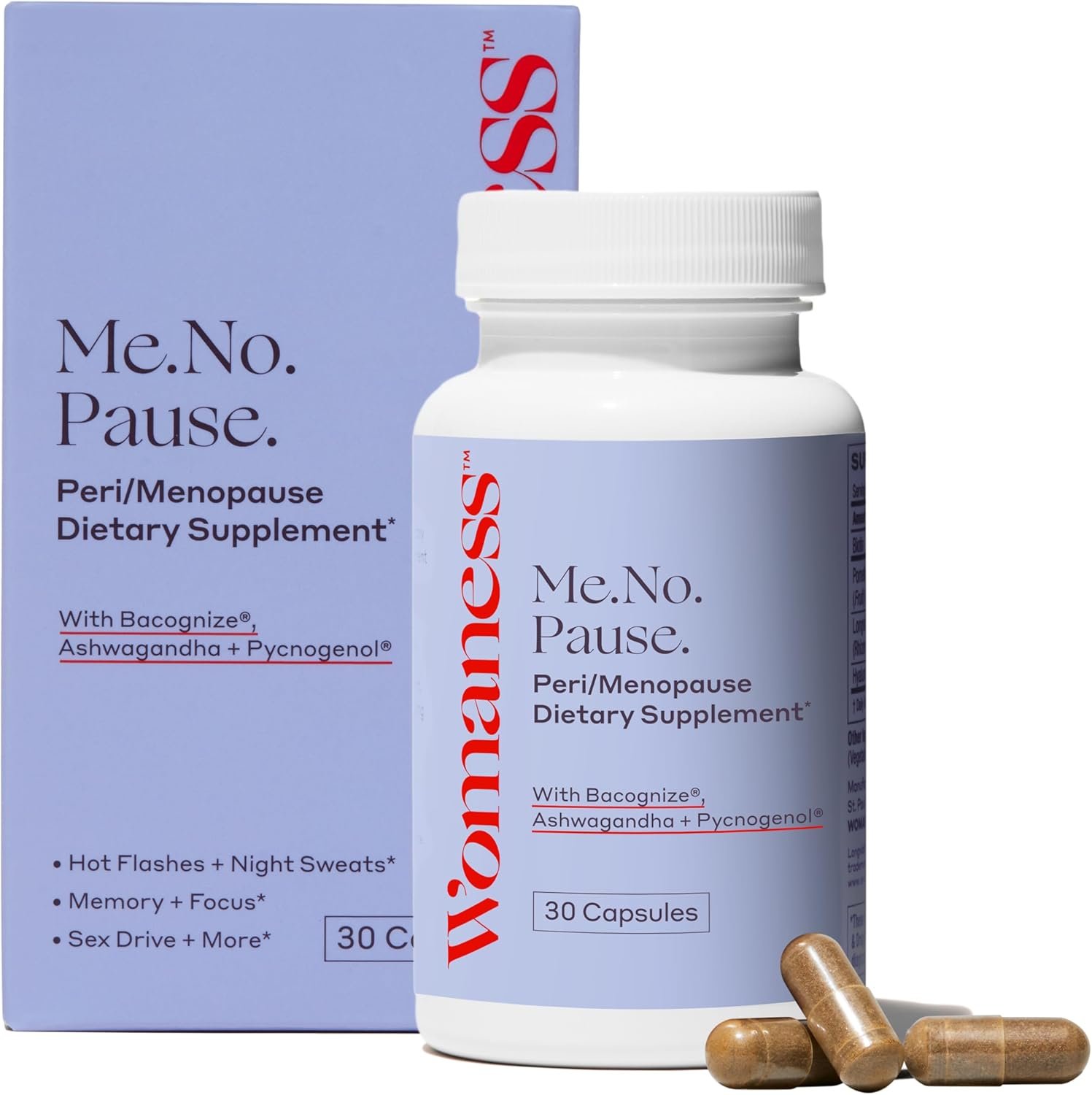 Womaness Menopause Supplements for Women - Perimenopause & Menopause ...