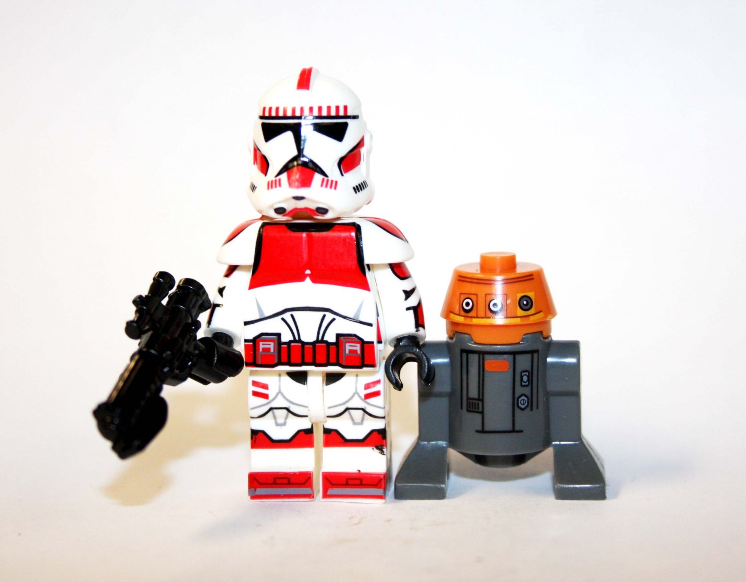 Minifigure Clone Shock Trooper With Chopper Droid Star Wars Fast Ship