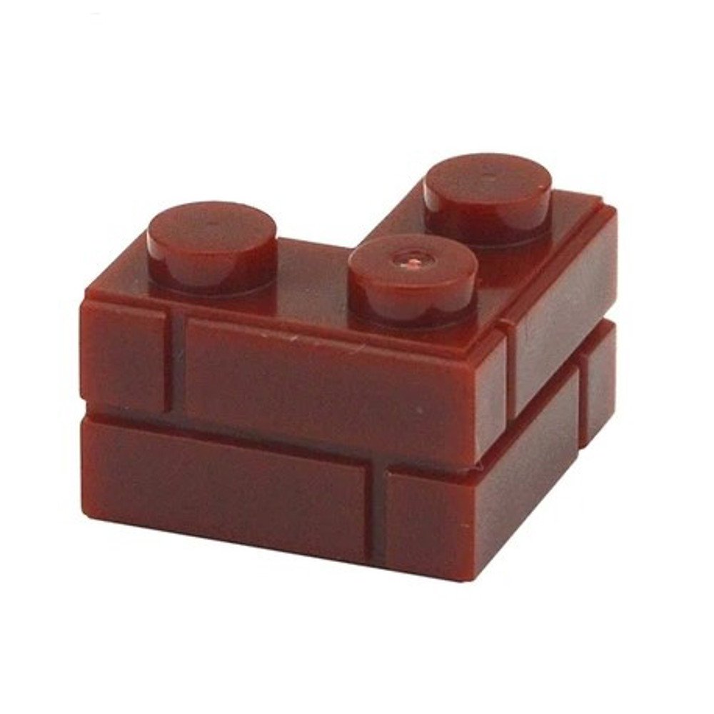 Toys Custome Minifigure Red Brick Corner Construction Brick Piece Fast ...