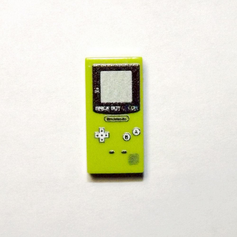 Custome Minifigure Block Gameboy Color Green Handheld Video Game 2X1 ...