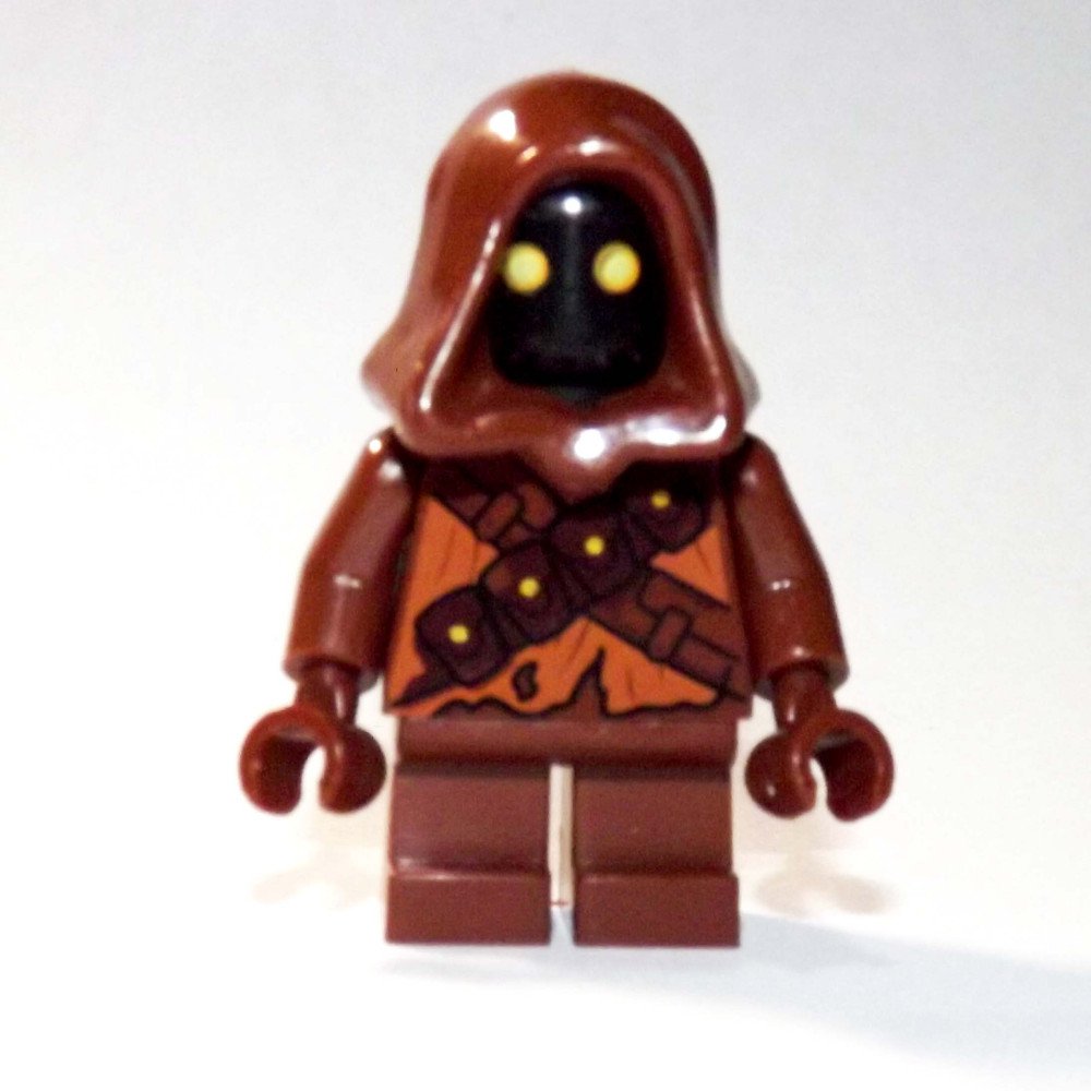 Custome Minifigure Block Jawa V2 Orange Vest Star Wars From US