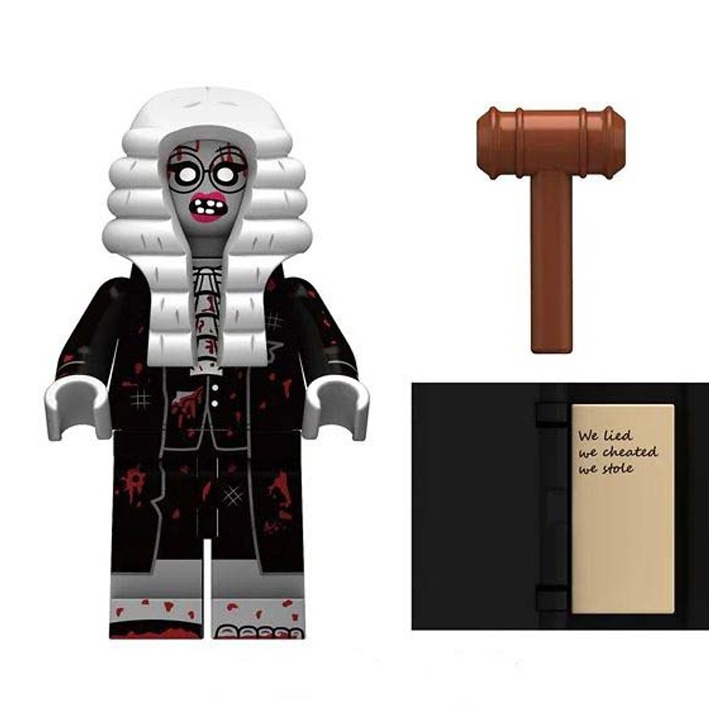 Custome Minifigure Block Judge Zombie Horror Movie Halloween From US