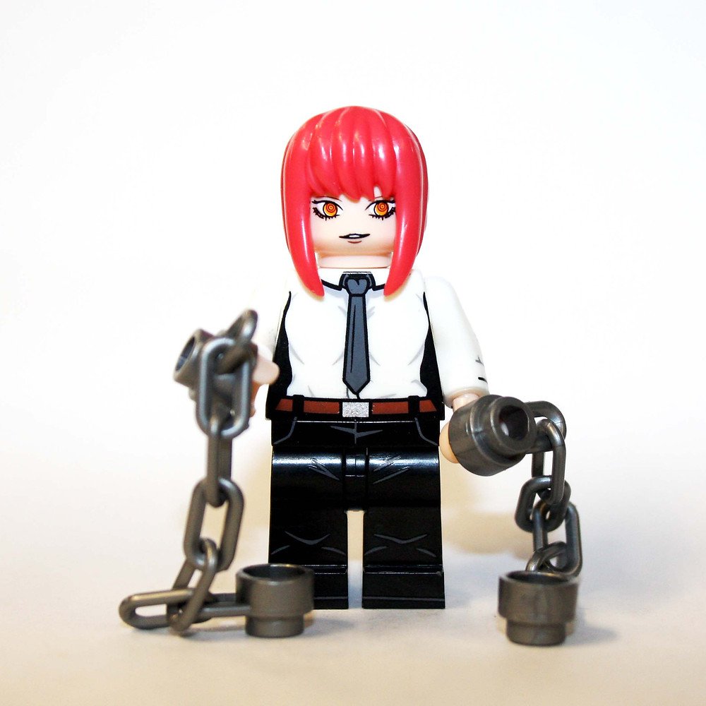 Custome Minifigure Block Makima V2 Chainsaw Man Horror Anime From US
