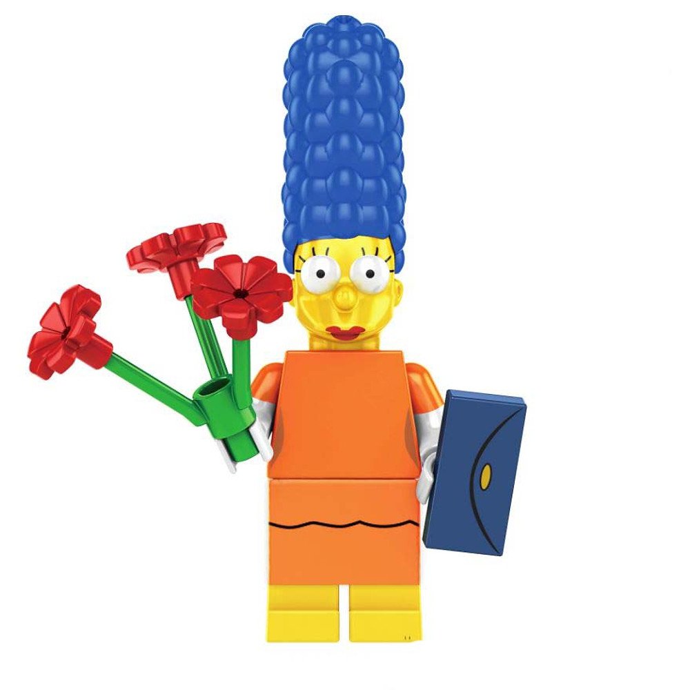 Custome Minifigure Block Marge The Simpsons Cartoon From US