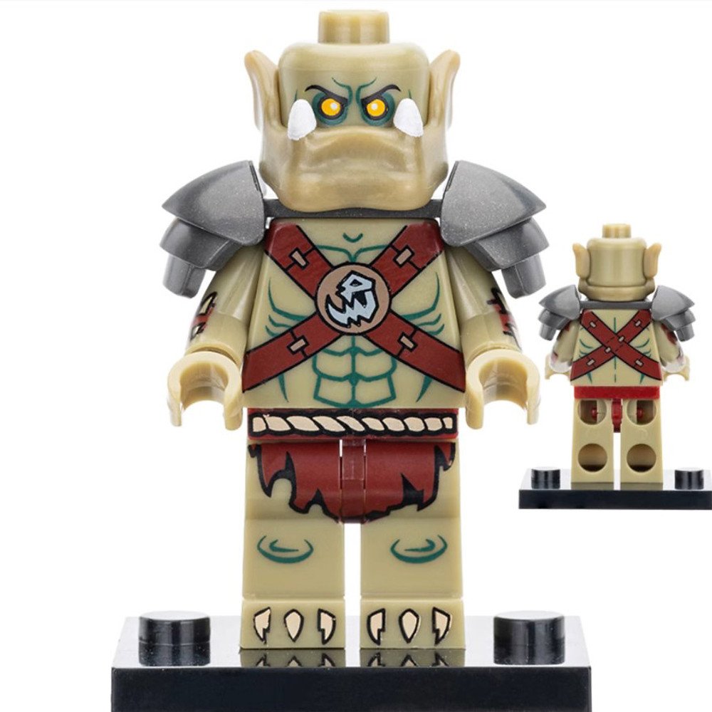 Custome Minifigure Block Orc Warrior World Of Warcraft Wow Video Game ...