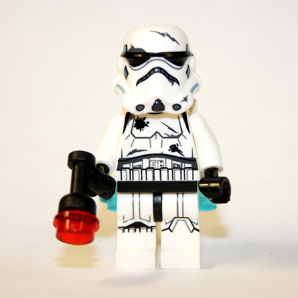 Custome Minifigure Block Stormtrooper Damaged With Jet Pack Star Wars ...