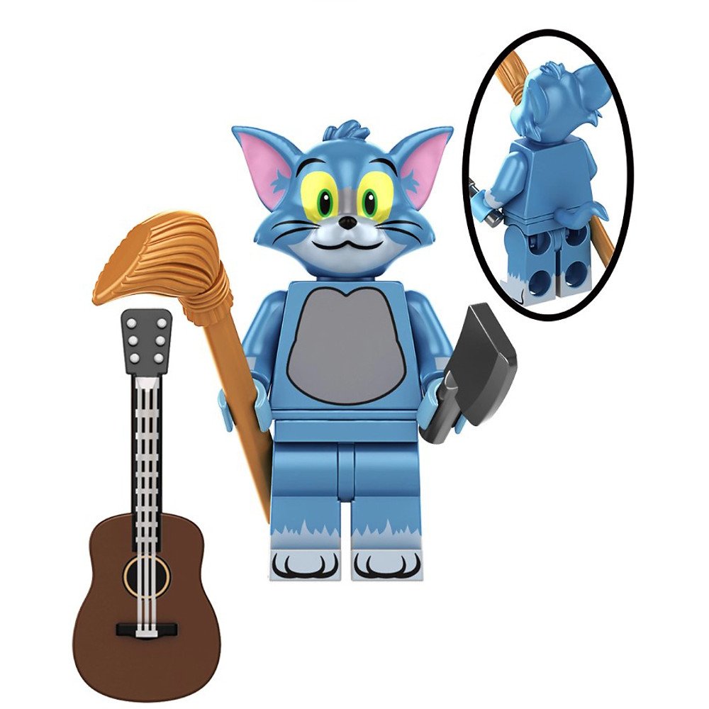 Custome Minifigure Block Tom Tom & Jerry Cartoon From US