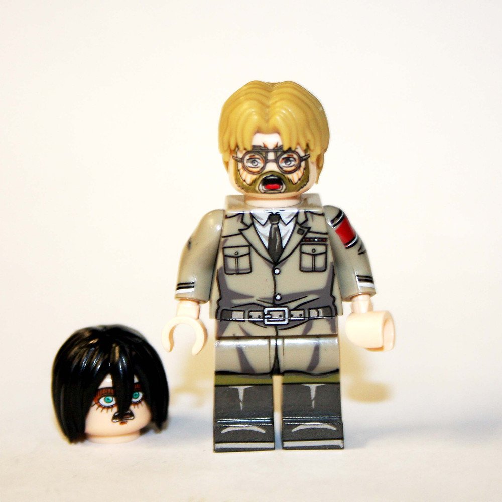 Custome Minifigure Block Zeke Yeager Titan Attack On Titan Cartoon ...