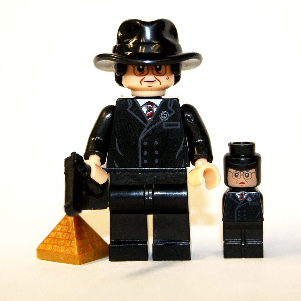 Custome Minifigure Toht Nazi Gestapo Agent Indiana Jones Raiders Of The ...