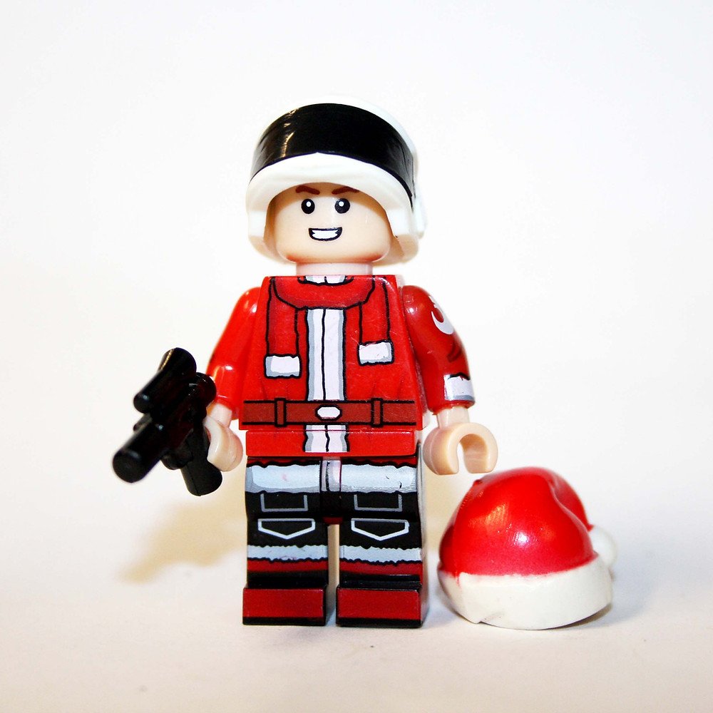 Custome Minifigure Rebel Soldier Santa ClaFast Ship Christmas Star Wars ...