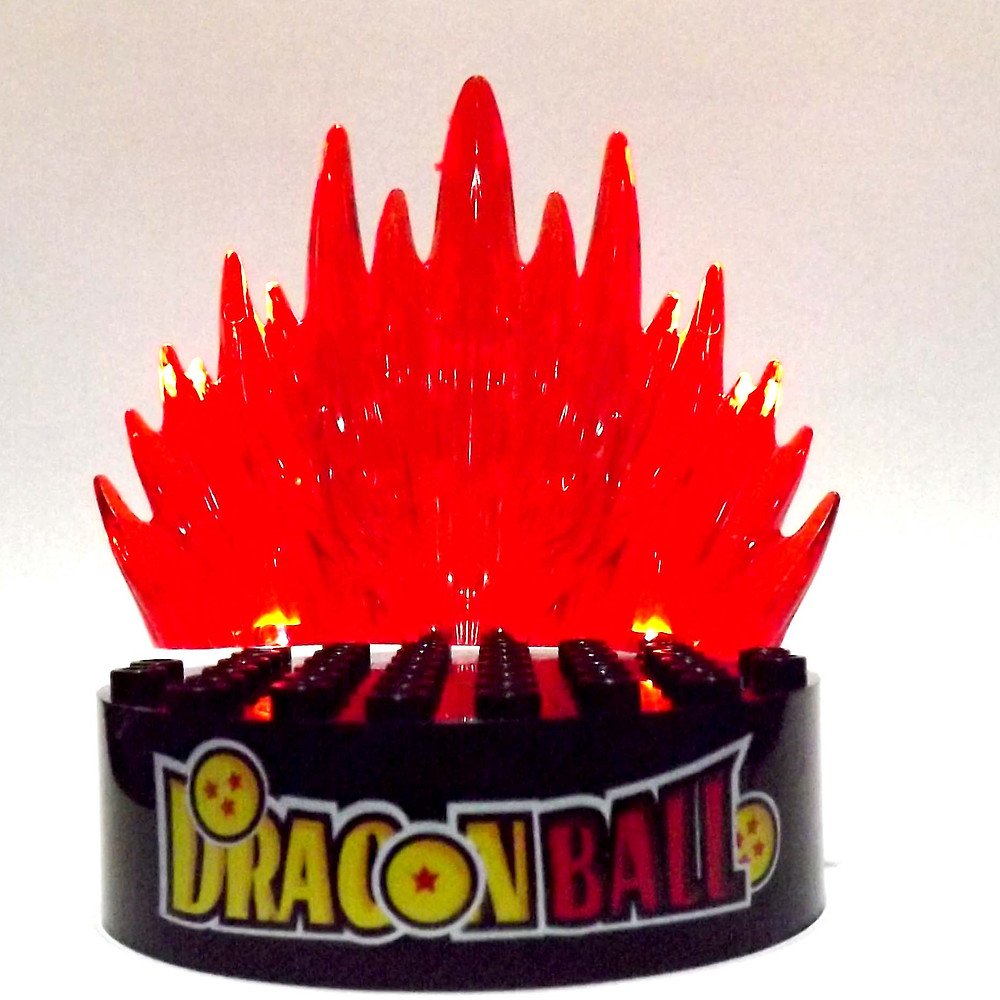 Custome Minifigure Dragon Ball Super Z Light Up Red Base From US