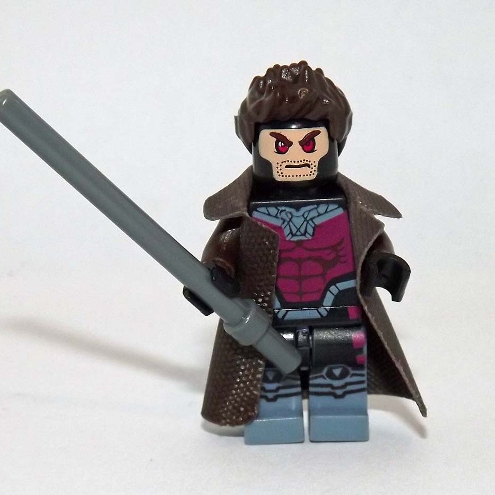 Custome Minifigure Gambit Marvel X-Men Classic From US