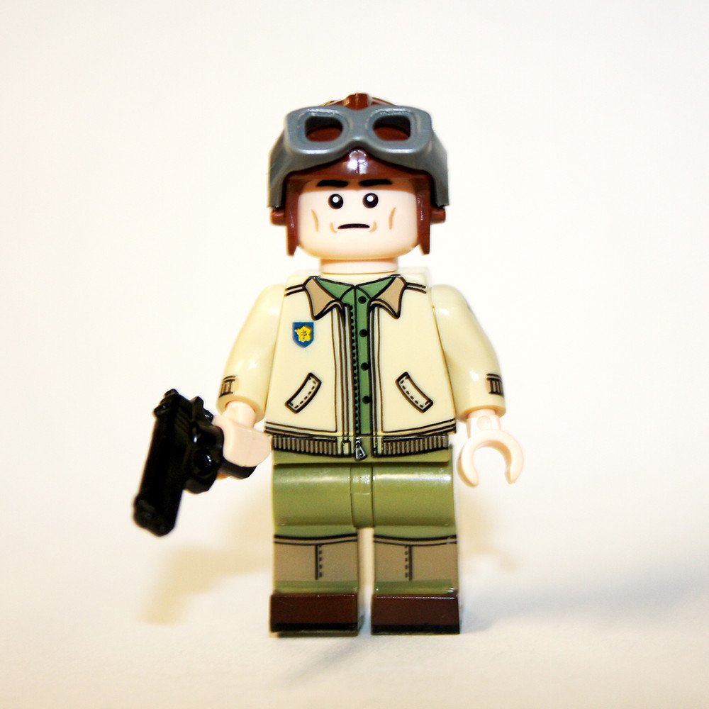 Custome Minifigure 2Nd Armored Tank Sergeant Ww2 Army From US