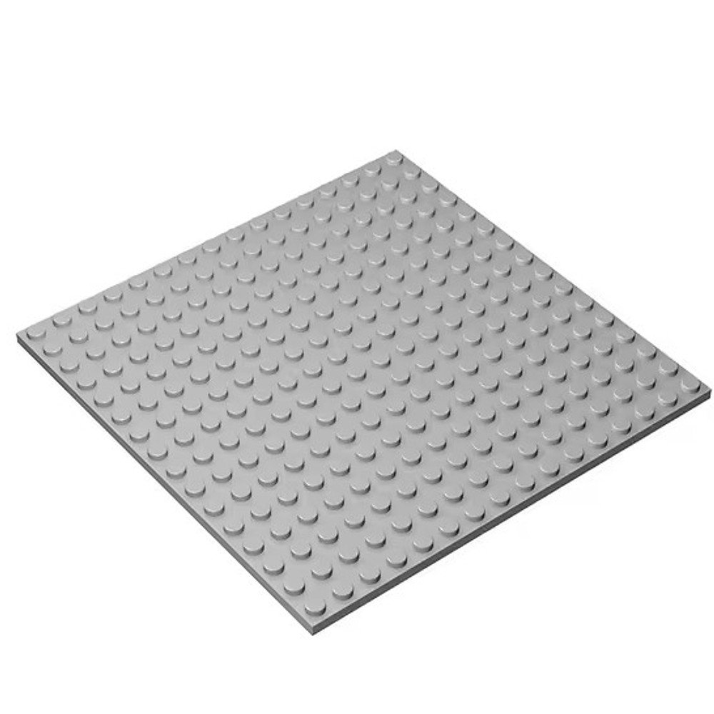 Custome Minifigure 16X16 Base Plate Grey Building Parts Diy From US