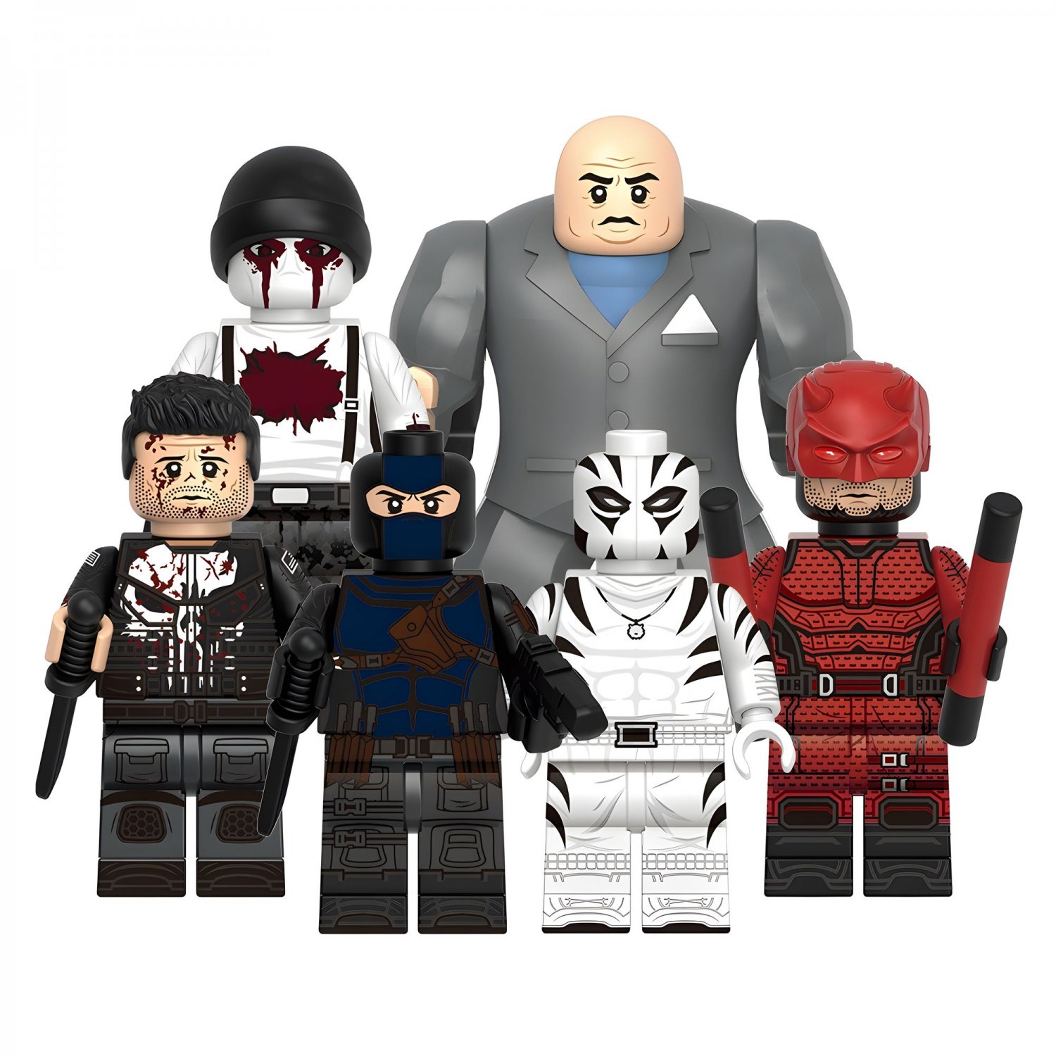 Daredevil Born Again Custom Minifigure Toys Set